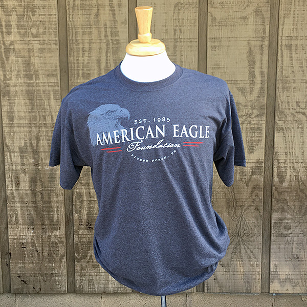 AEF Eagle Tee – Medium Charcoal | American Eagle Foundation